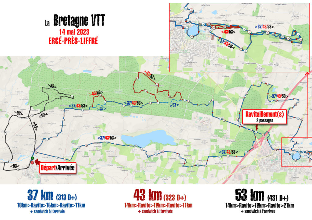 Les circuits – Bretagne VTT